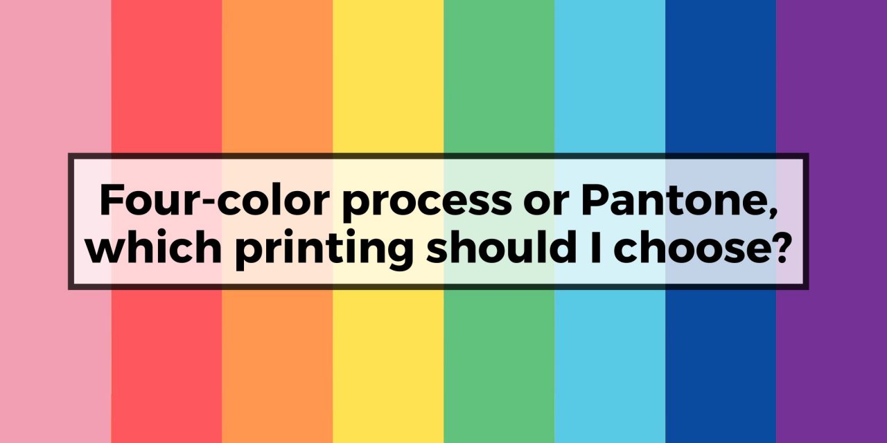 4-color process or pantone ? - BOOKLETS PRINT